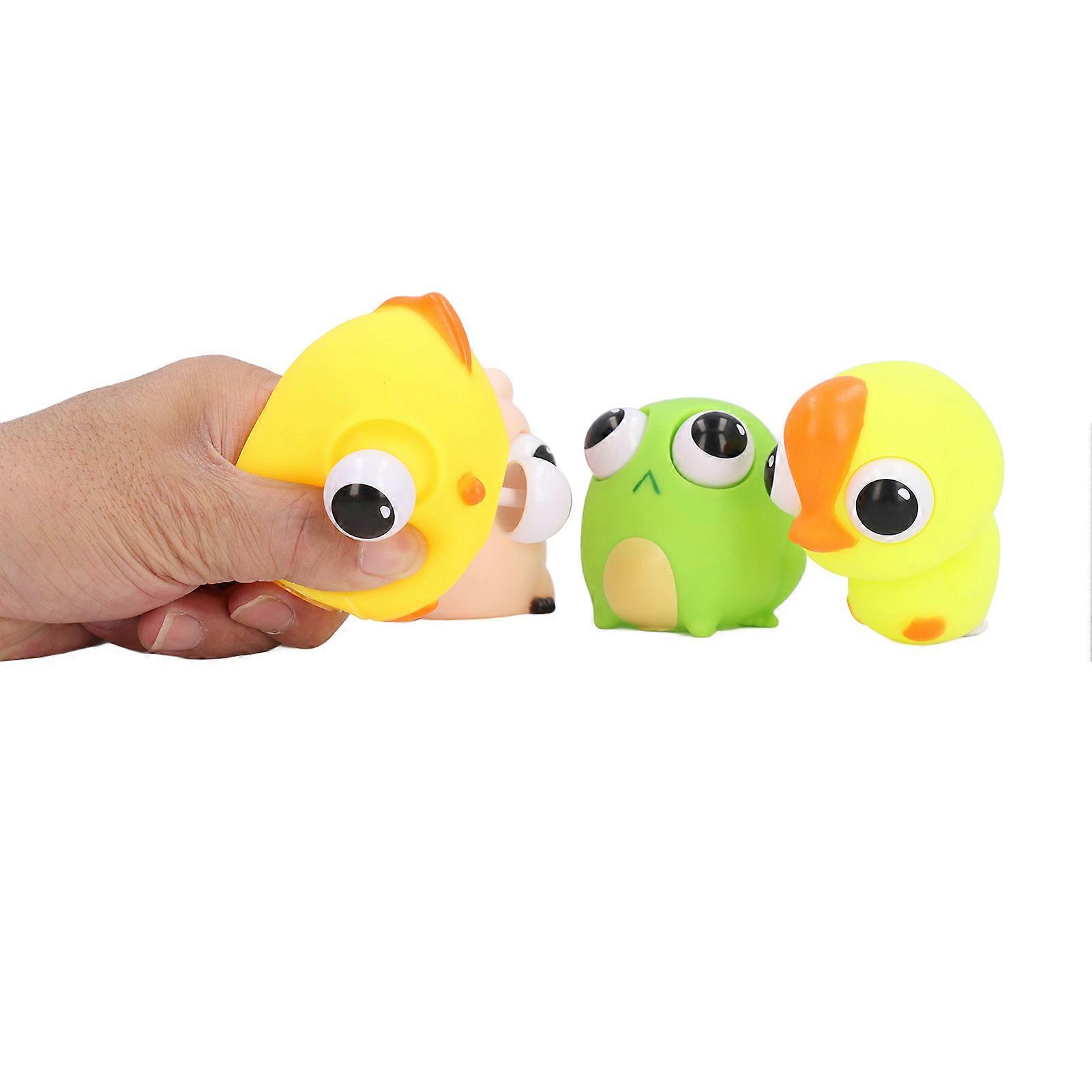 8pcs Cartoon Squeeze Toy Eyes Opening Stress Anxiety Relive Animal ...