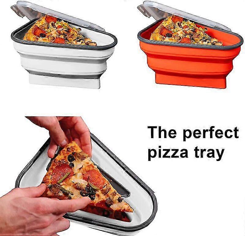 Reusable Pizza Storage Container Collapsible Silicone Home Lunch Food ...