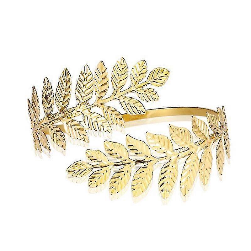 Metal Greek Roman Laurel Leaf Bracelet Armband Upper Arm Cuff Armlet ...
