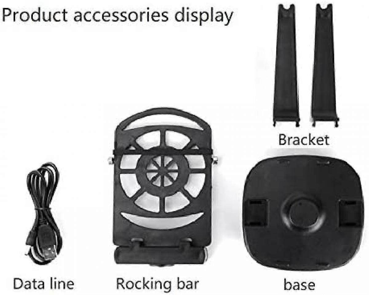 Black USB Mobile Phone Swing Automatic Rocking Pedometer Accessories ...