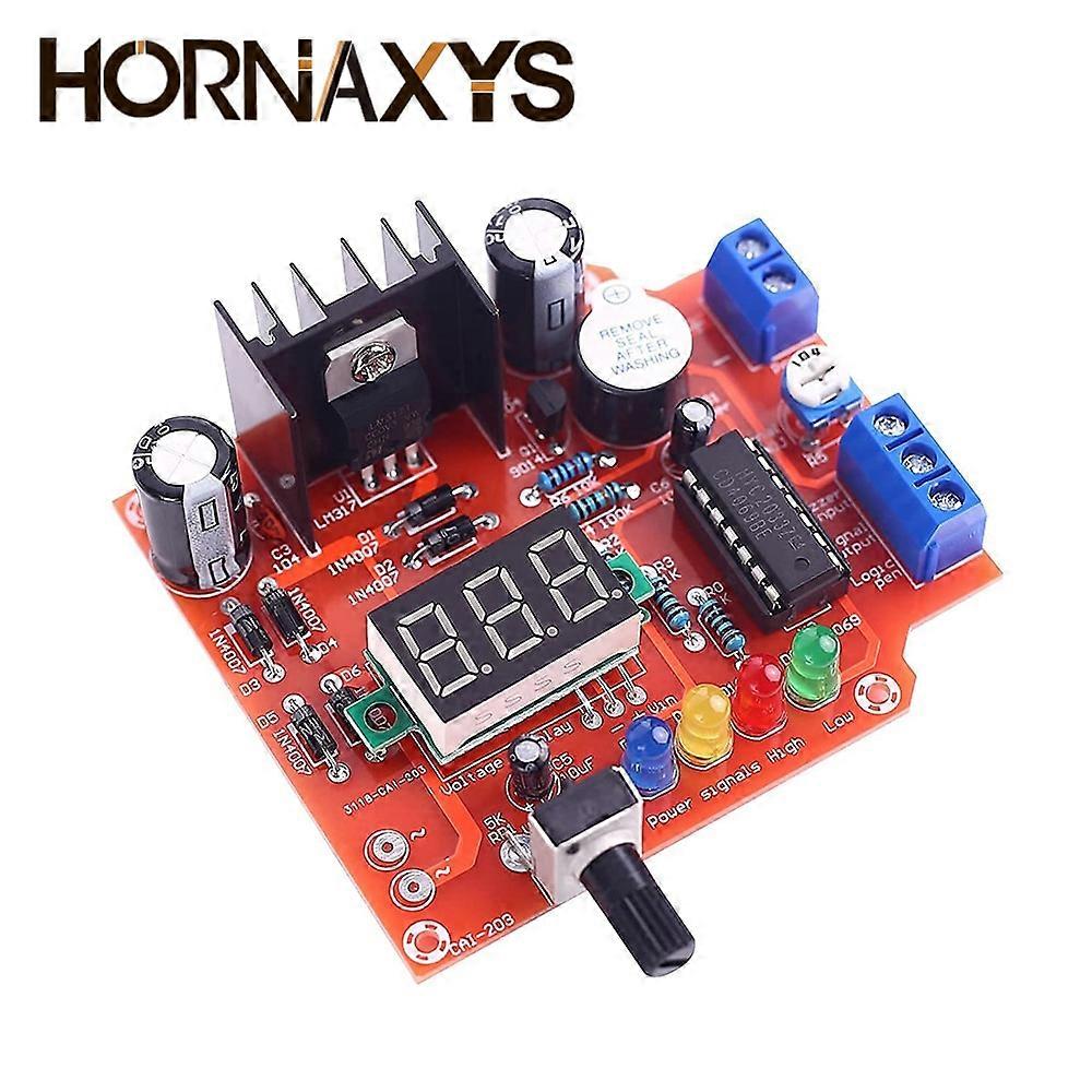 LM317 Adjustable Regulated Voltage DIY Kit Welded 220V to 1.25V-12.5V ...