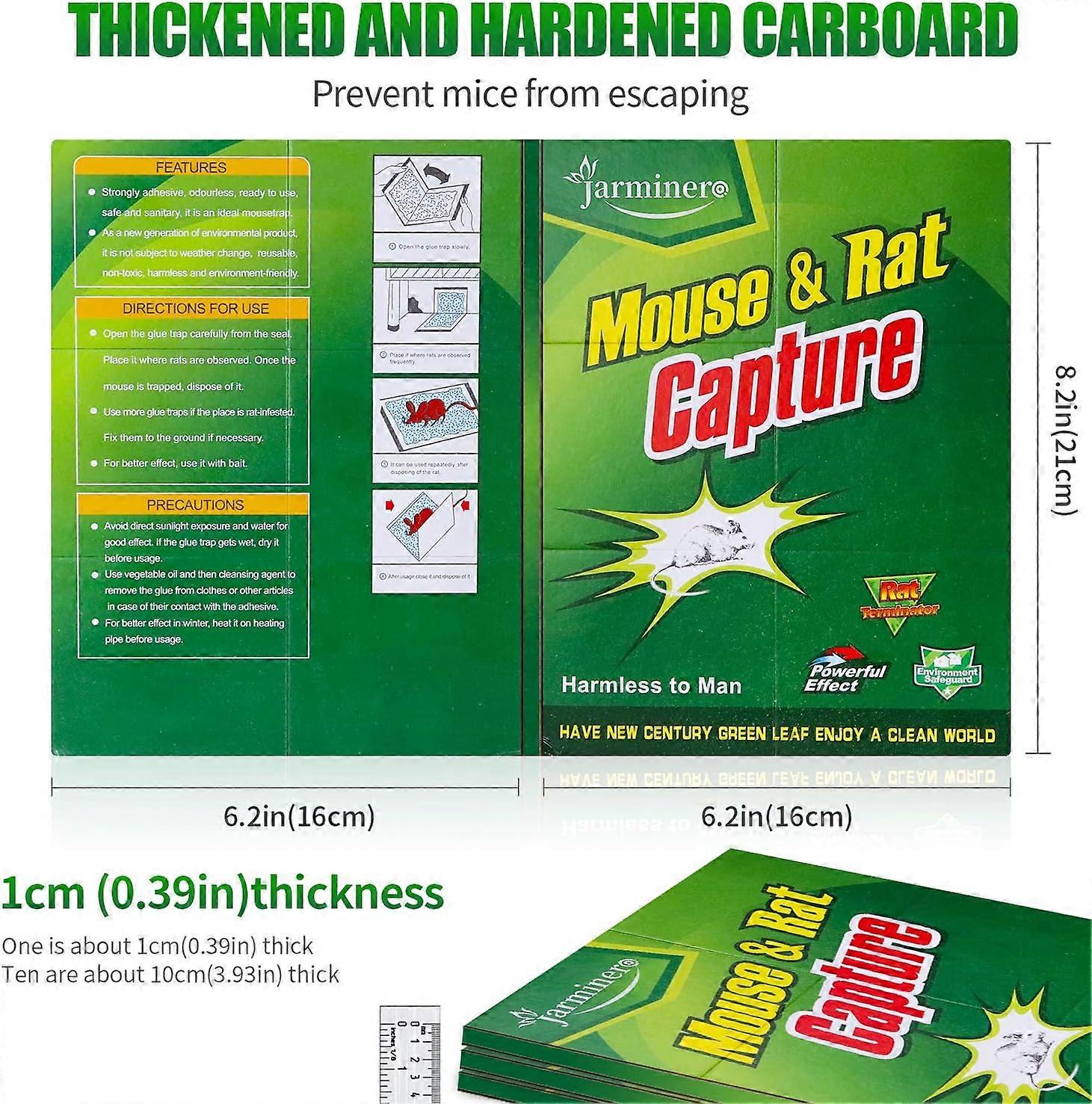 10 pack humanized mouse glue plates, green and environmentally friendly ...