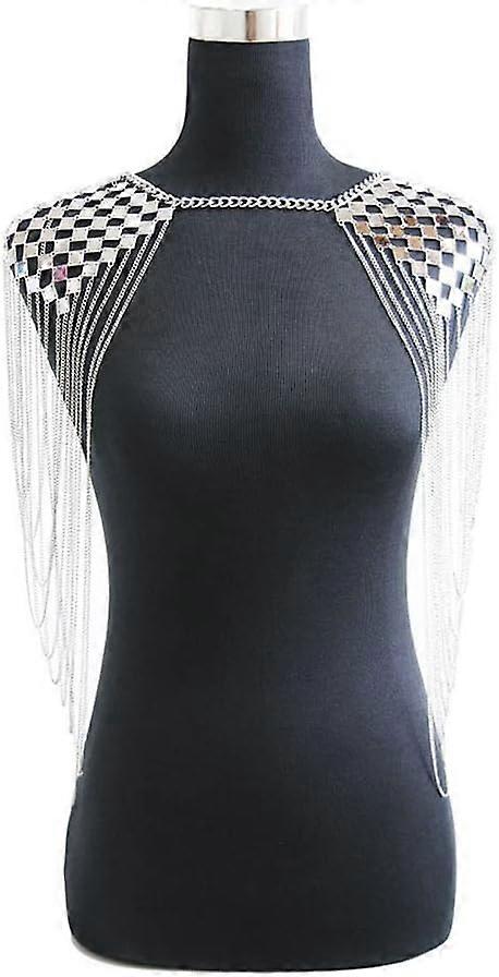 Body shoulder chain multi layer tassels shoulder chain body chain with ...