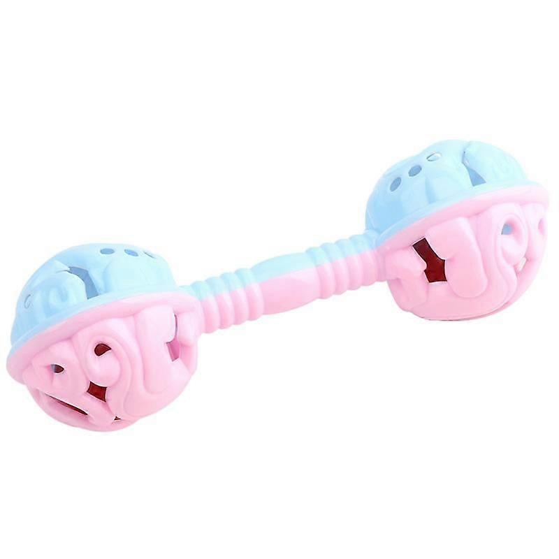 Double-headed hand rattle soothes the hand toy baby loves the ...