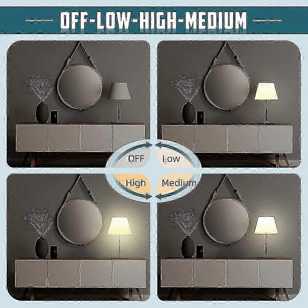 Touch Lamp Switch 2-Pack, Dimmable LED/Bulb Compatible Control Module ...