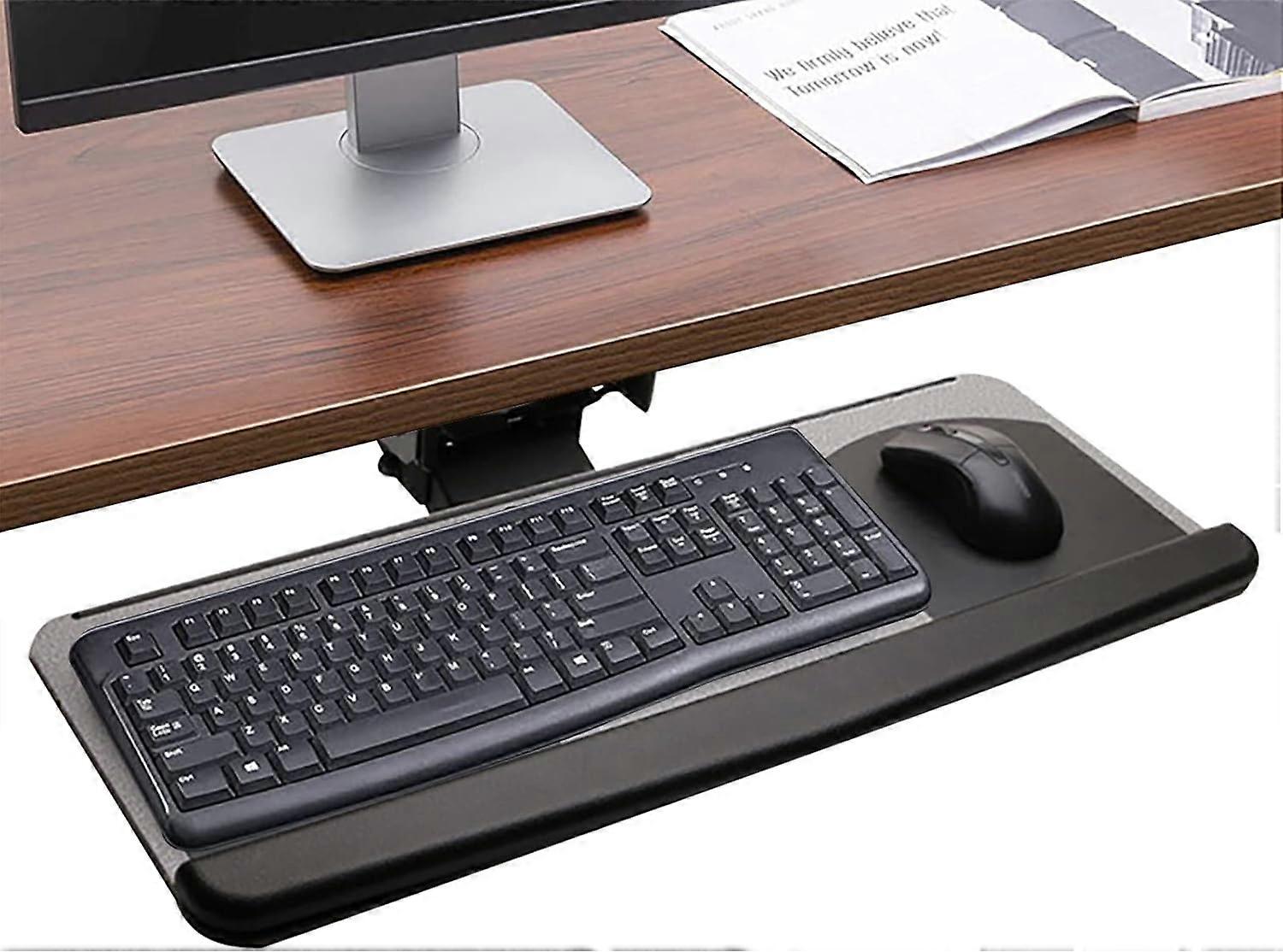 Keyboard Tray, Under Desk Computer Keyboard, Adjustable Keyboard Drawer ...