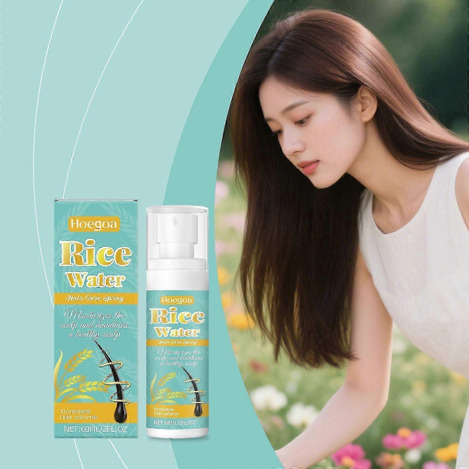 Hair Growth Serum Oil for Women - Rosemary Rice Water Ginger Oil Castor ...