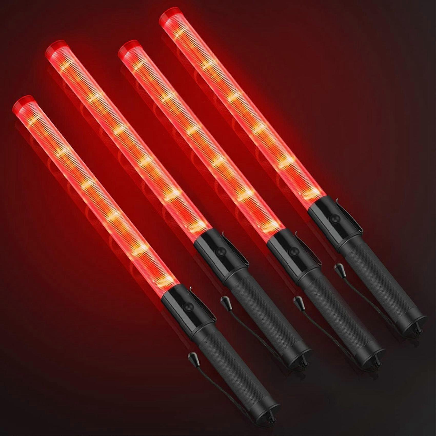 12Pack Traffic Wand 21Inch Led Traffic Control Wand Safety Light Wand ...