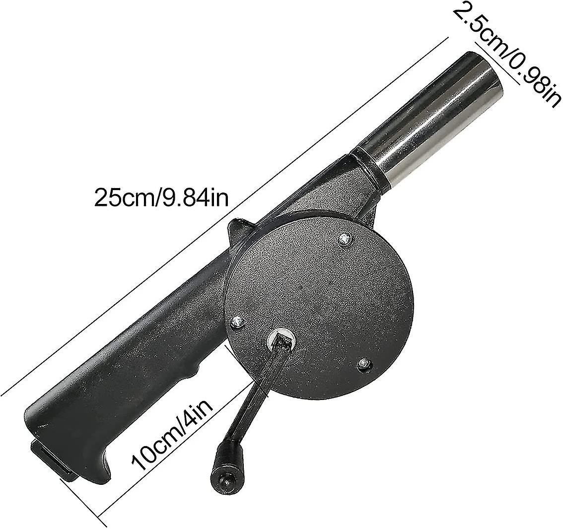 Manual Bbq Fan 2 Pcs Hand Crank Manual Bellows Manual Bbq Blower Mini ...