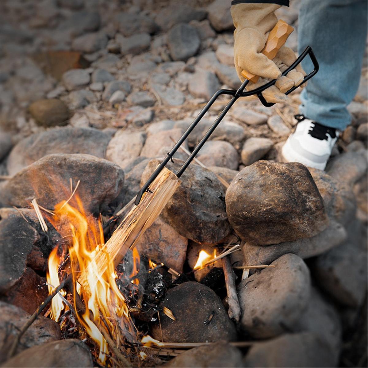 Charcoal Tongs, BBQ Tongs for Grill, Winter Fire, Charcoal Cherry ...