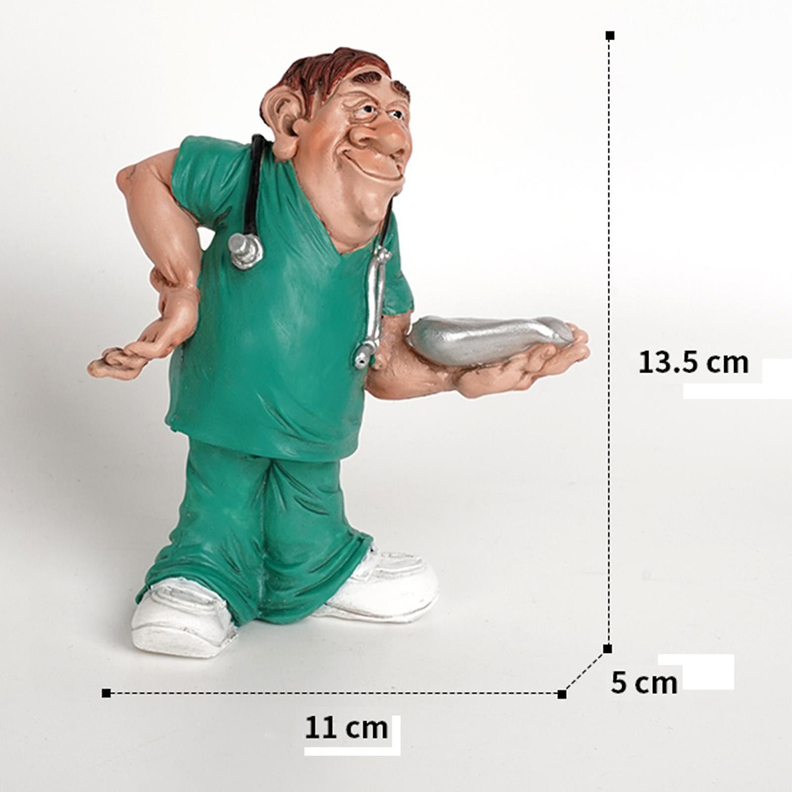 Doctor Statue Figurine Craft Sculpture Artwork for Desktop Shelf ...