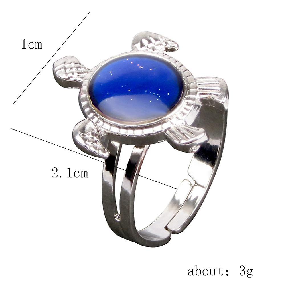 Magic Mood Stone Color Change Turtle Necklace Ring Jewelry Set | Fruugo UK