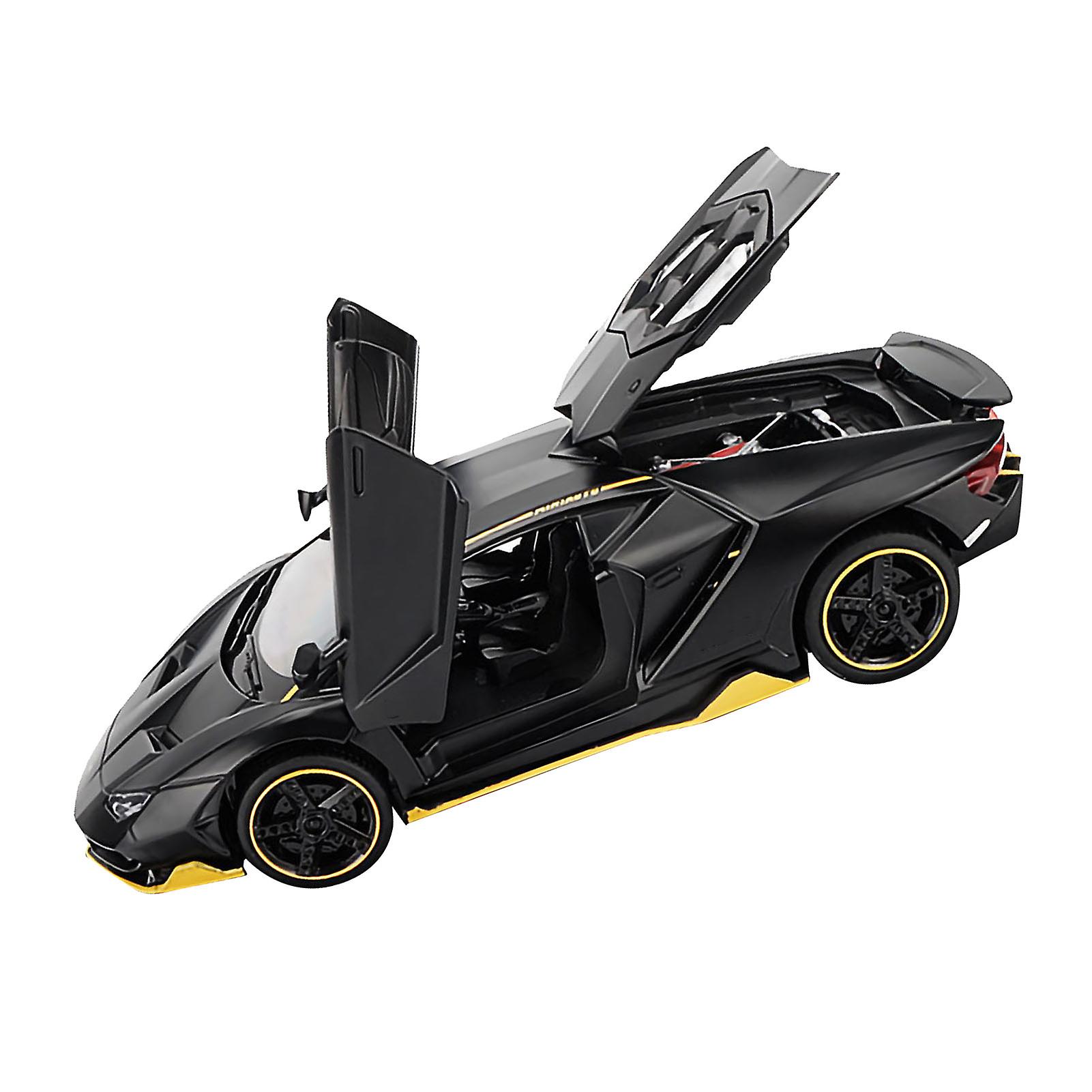 1:32 Scale Matte Black Alloy Diecast Model Car Toy - Pull Back Action ...