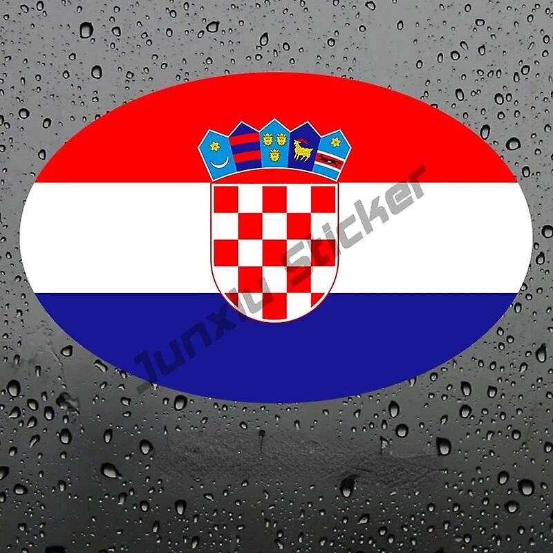 Creative Croatia Stickers Croatian Flag Decal Croatia Map Sticker Vinyl ...