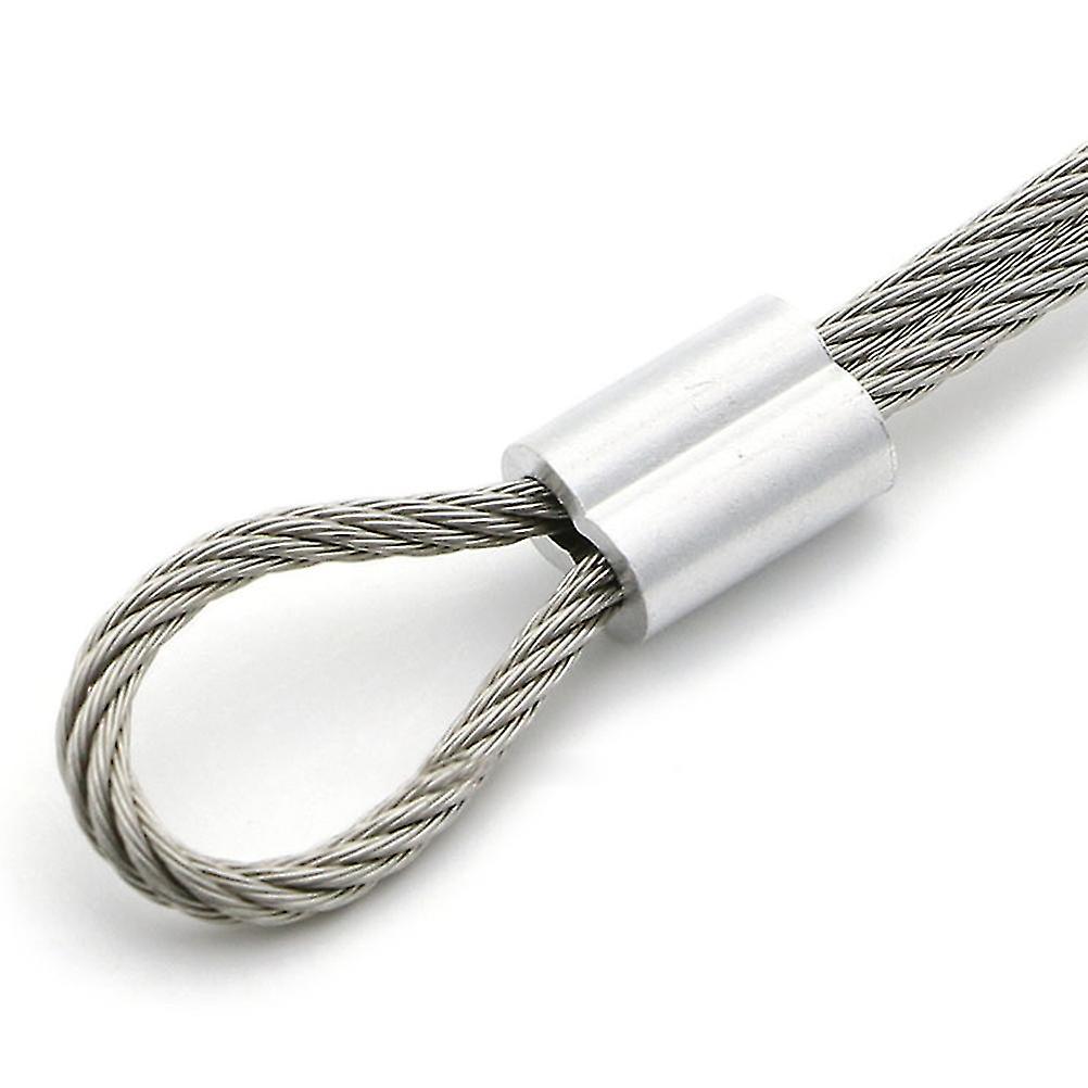 200 Pcs Wire Rope Cable Sleeve Ferrules Cable Aluminum Ferrules ...
