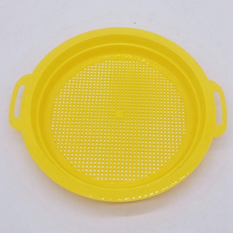 4pcs Stop Sand Sifter Sieves Toy For Sand Beach 4 Pack Set Red Blue ...