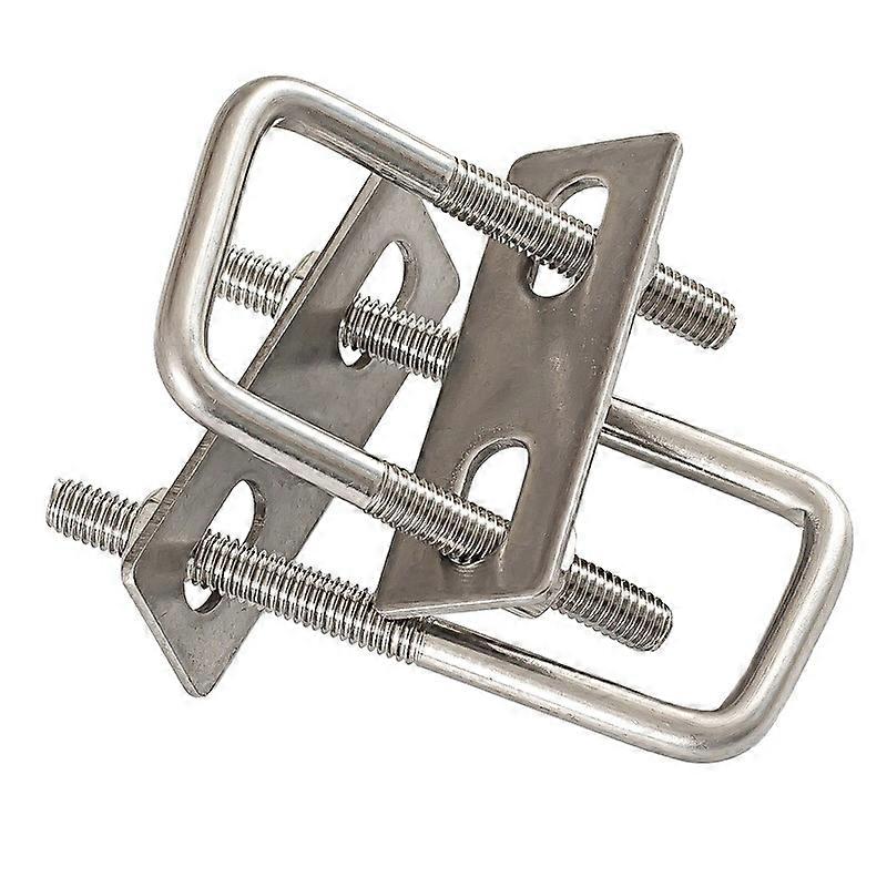 M6810 Squa Bolt 304 Stainless Steel U-screw Square Clamp Square Pipe ...