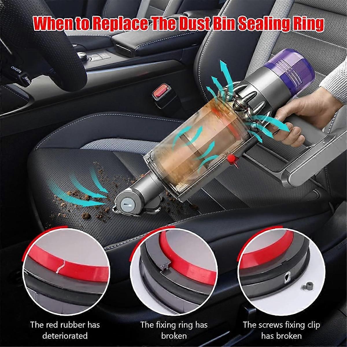 Dust Bin Top Fixed Sealing Ring for V10 SV12 Vacuum Dirt Cup ...