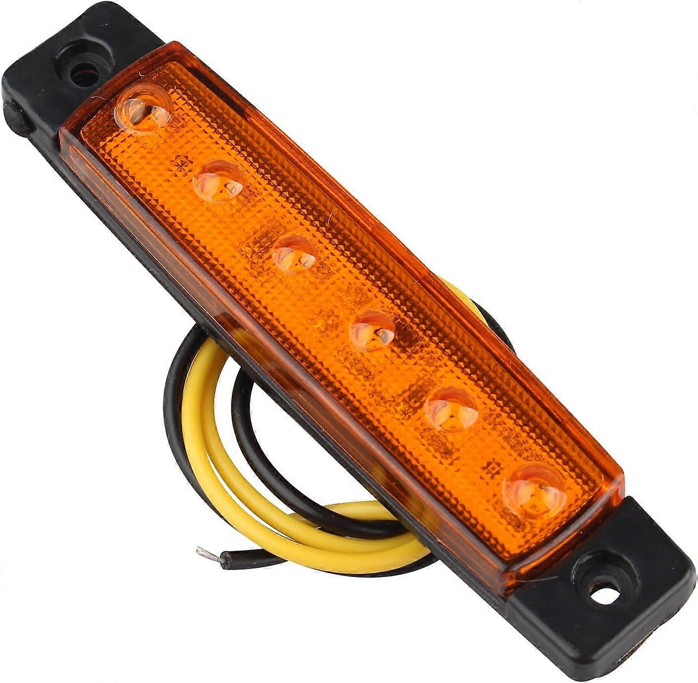 10 Pack 12V 6 SMD LED Side Marker Lights - Front and Rear Marker Lights ...