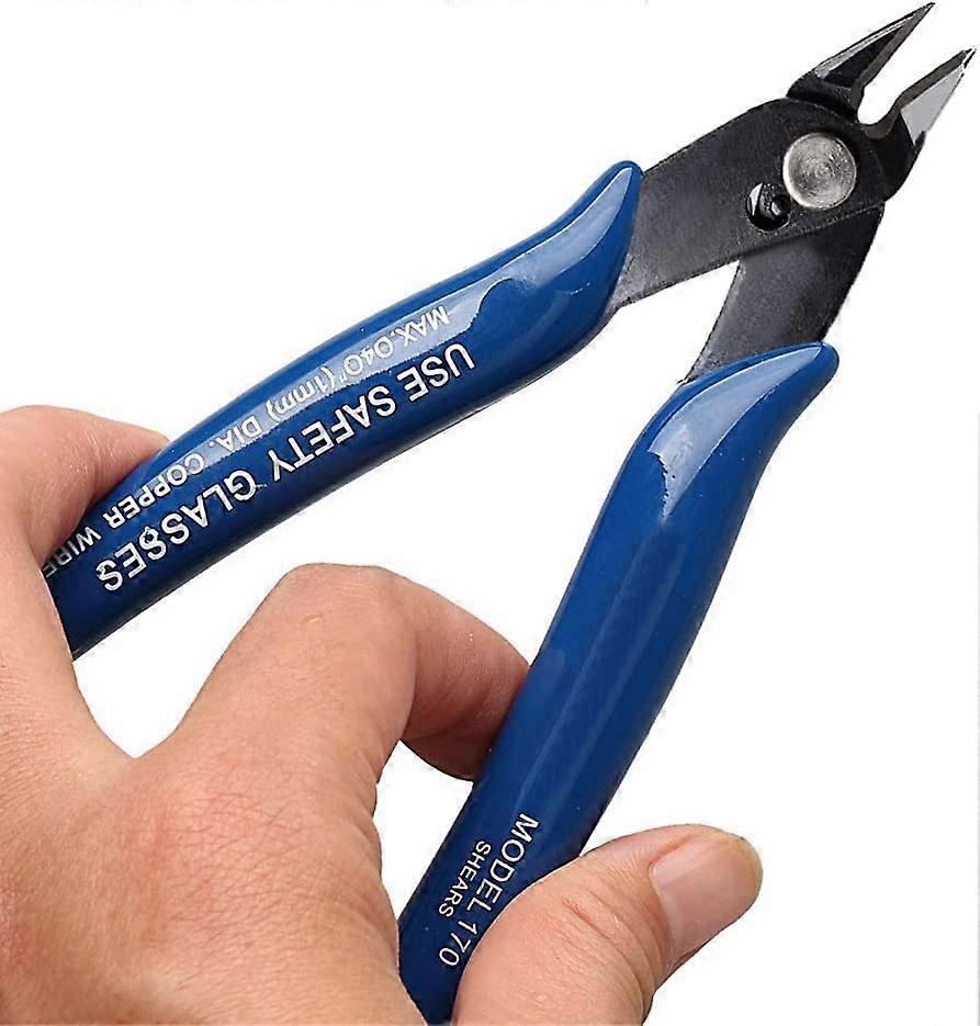Side Cutters, Yuanzi Side Snips Cutting Tool, Thumb/Steel Wire Stripper ...