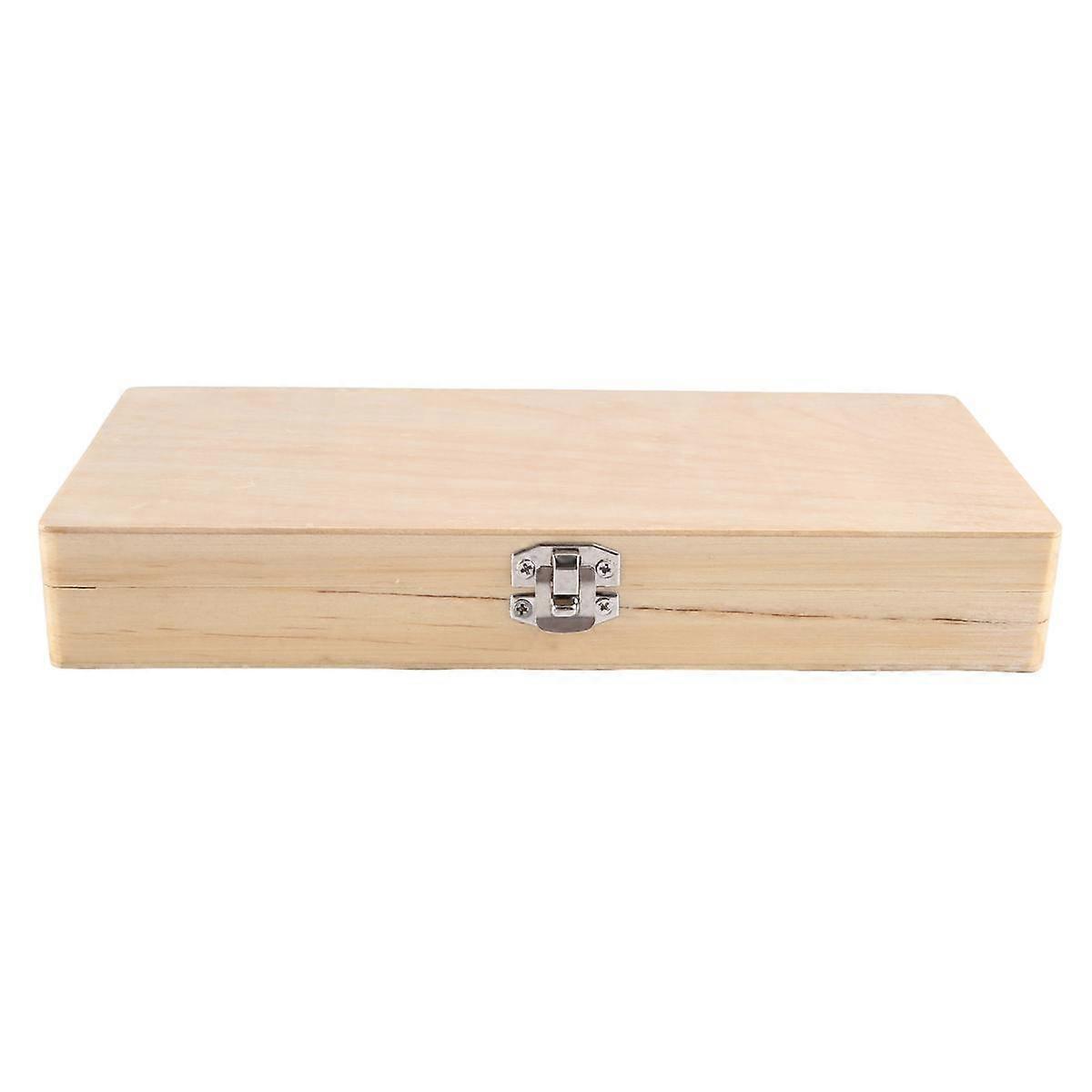 Wooden Slide Storage Box, Holds 50 Slides, Microscope Slide Box | Fruugo UK