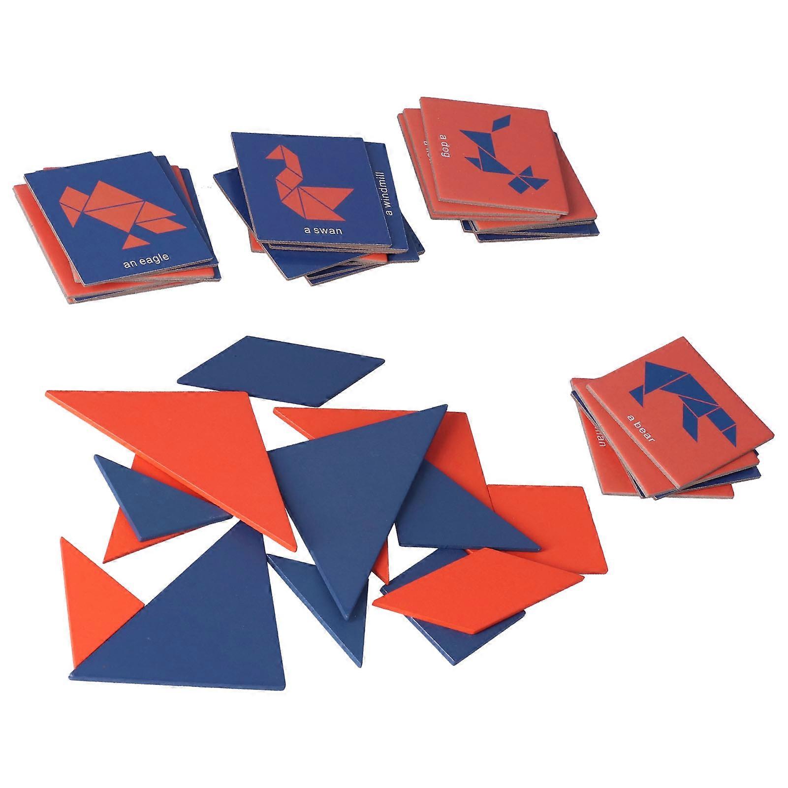 14Pcs Kids Tangrams Stimulate Potential Exercise Hands On Ability ...