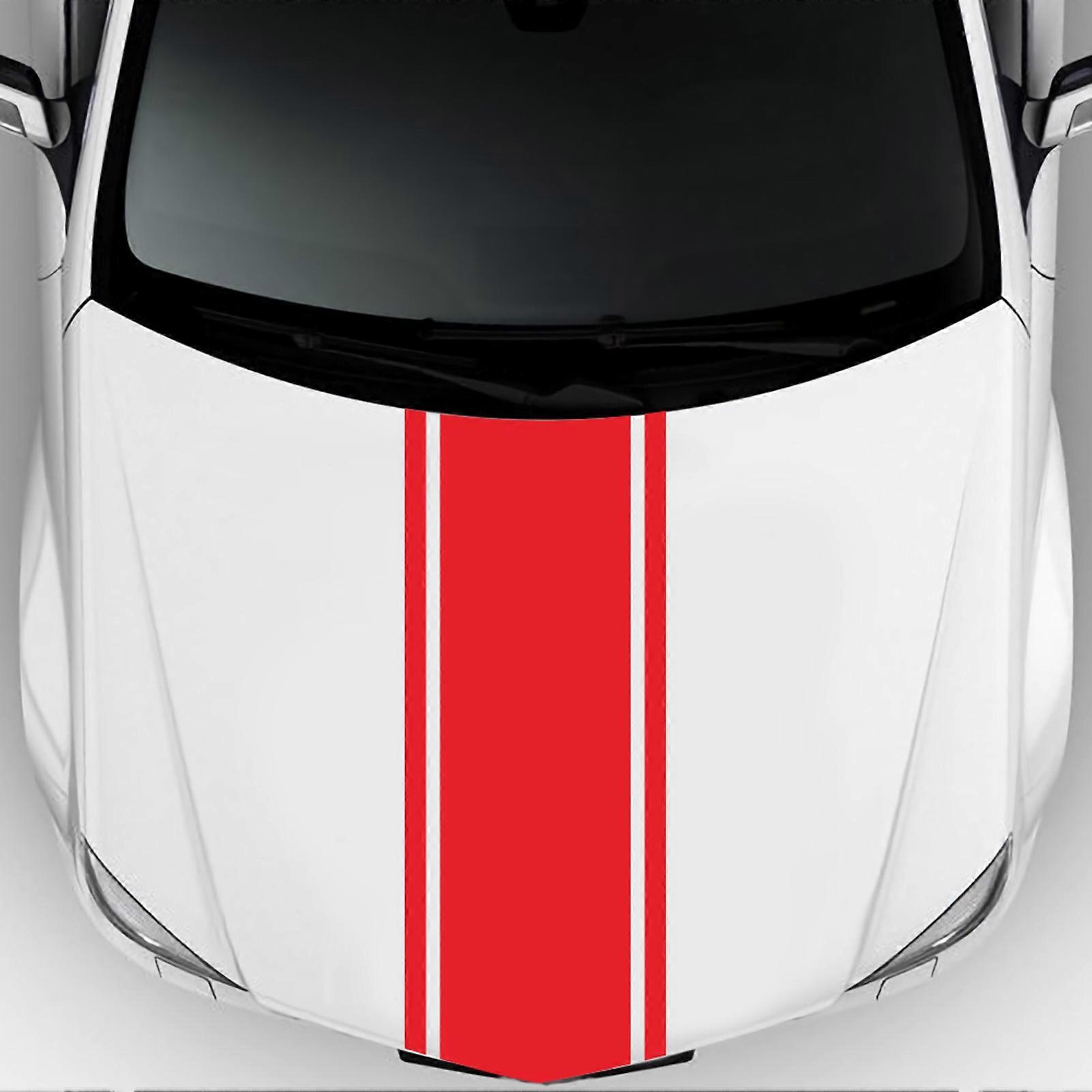 Car Hood Stripe Sticker Universal Auto Racing Stripes Body Side Vinyl ...