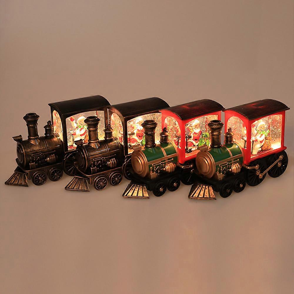 Snow Globe Lighted Christmas Decorations Santa Projection Lights and ...