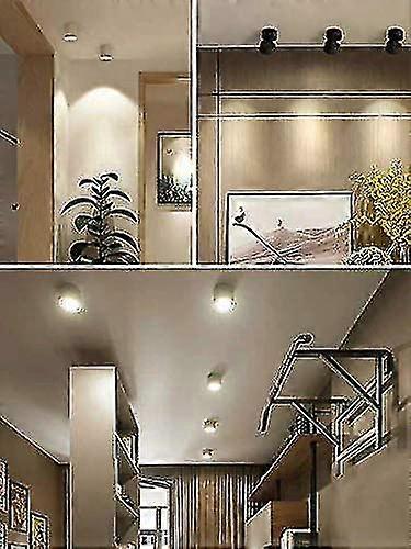 10w Led Surface Mount Spotlight, 360 Rotating Ceiling Spotlight ...