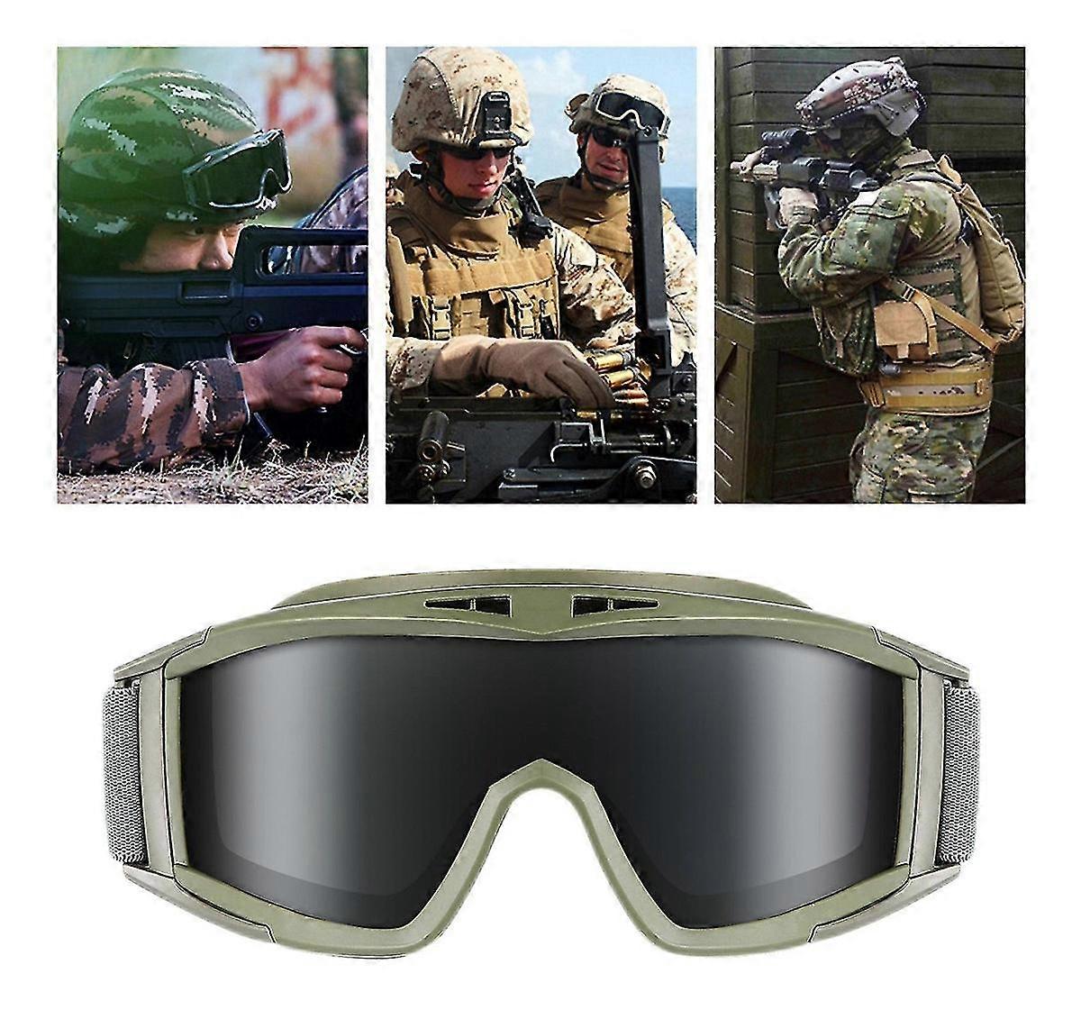 Safety Goggles Anti-fog Goggles,tactical Glasses Desert Locusts ...