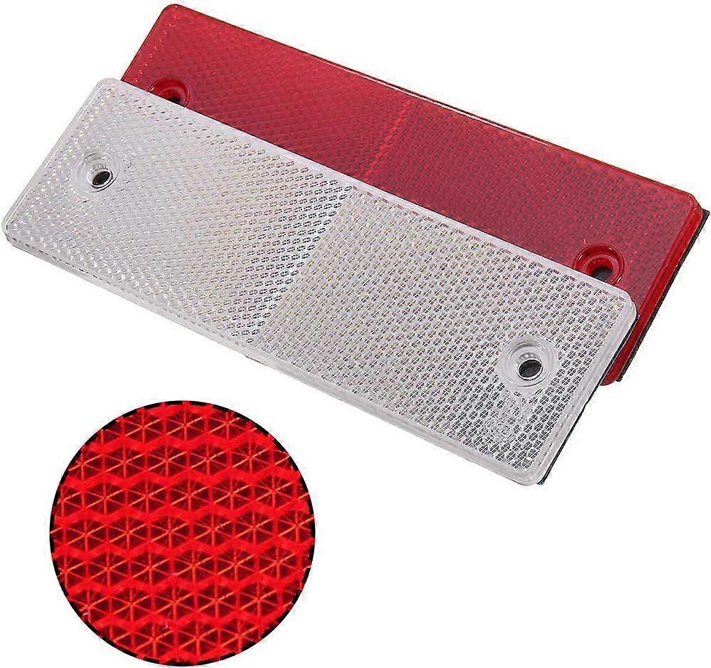 12 Pieces Truck Reflectors, Reflective Warning Plate, Reflectors for ...