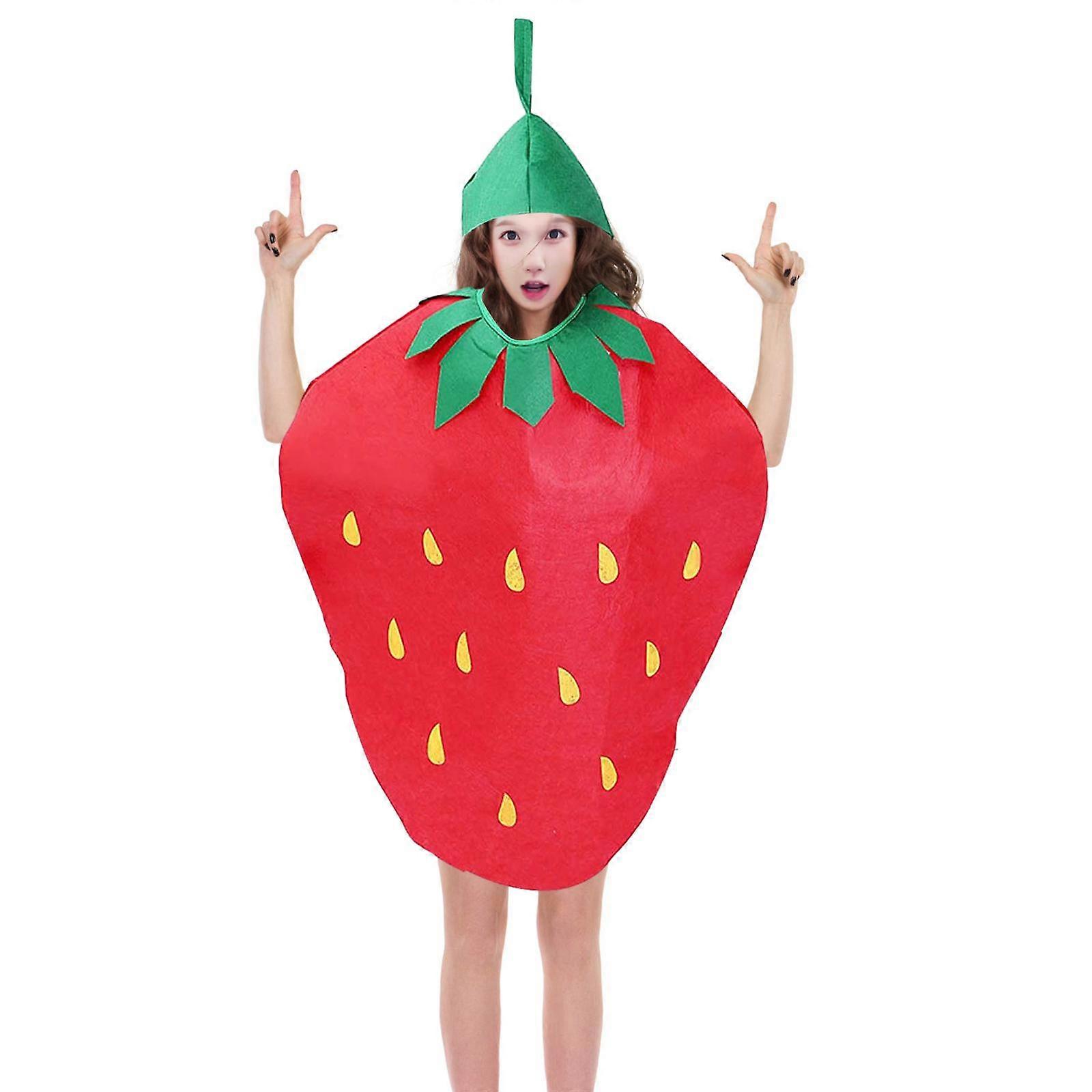 Adult Fruit Costume Fancy Dress Reusable Adorable Food Cosplay Costumes ...