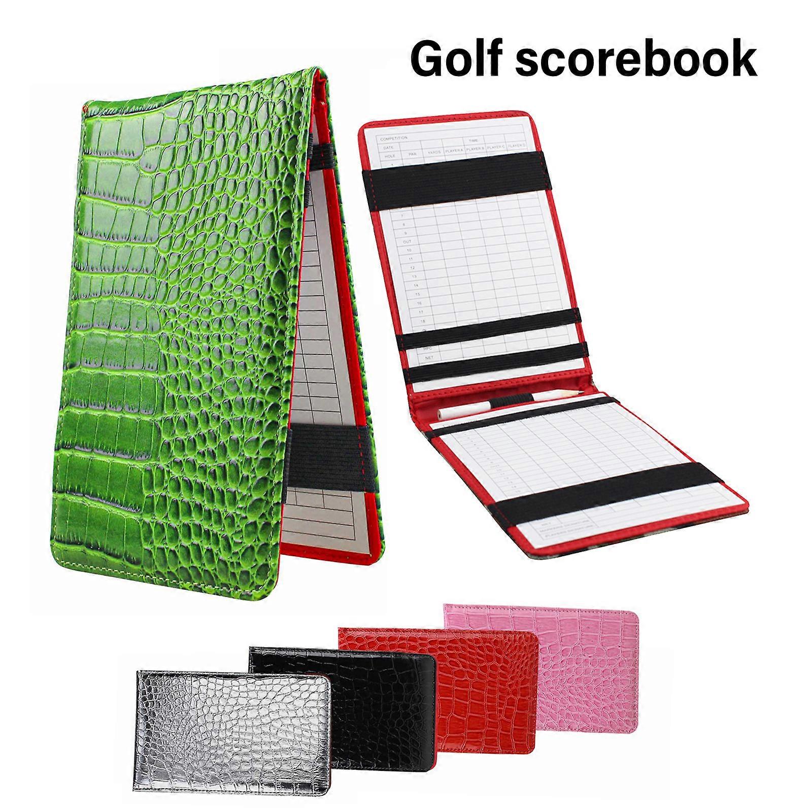 Golfs Scorebook Score Notepad Golfs Recording Scorebook Scorecard ...