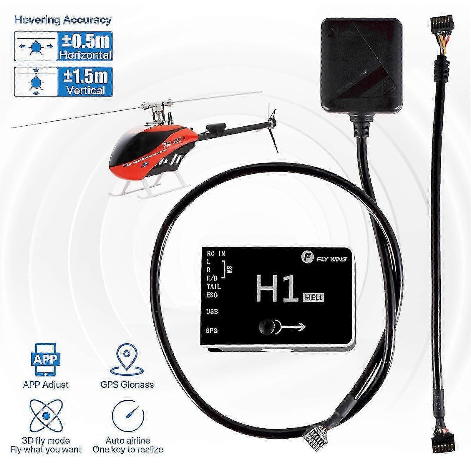 FLY Wing H1 RC GPS Helicopter Flight 6CH Flybarless Gyro System for ...