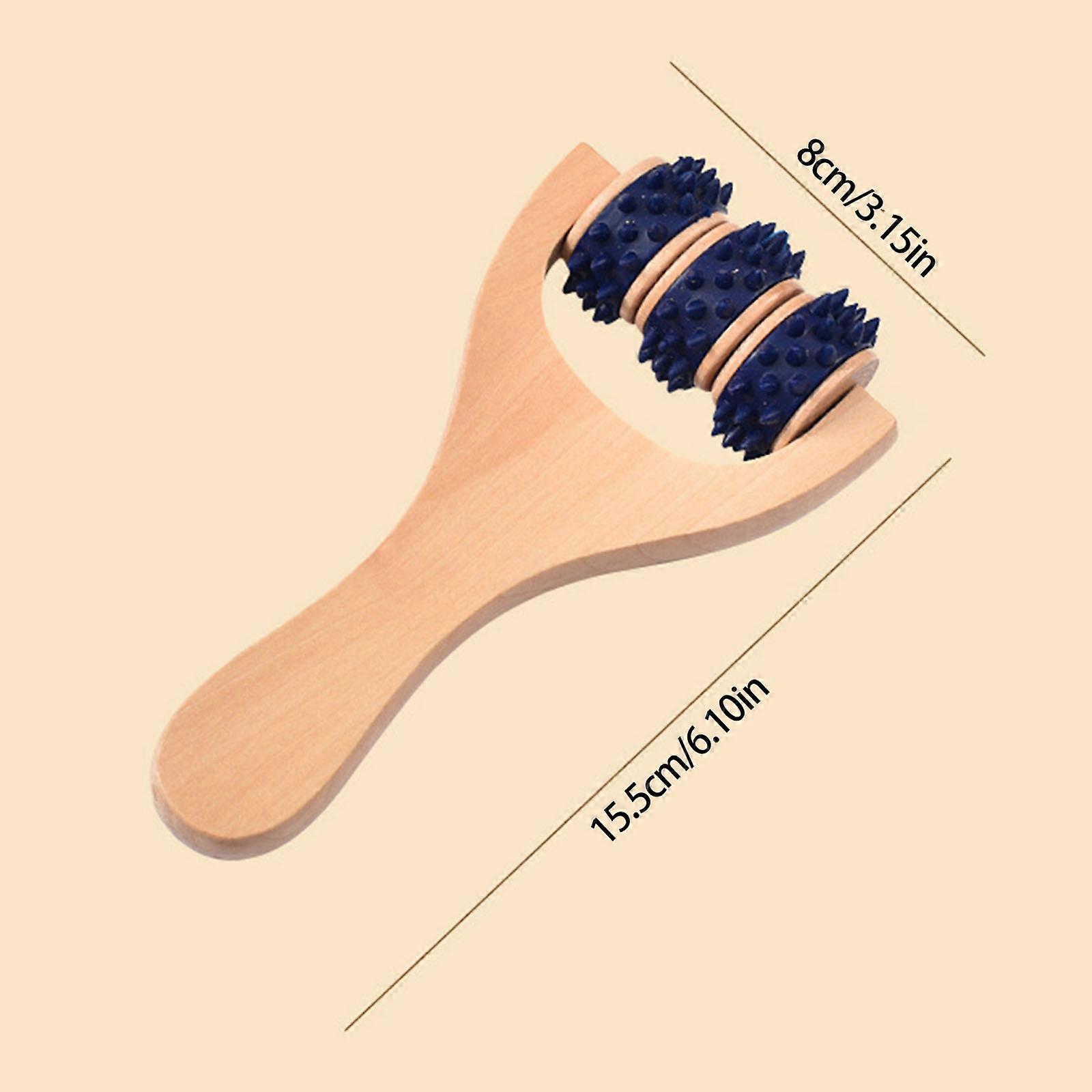 Manual Wooden Body Roller Massagers For Targeted Muscle Reliefs ...
