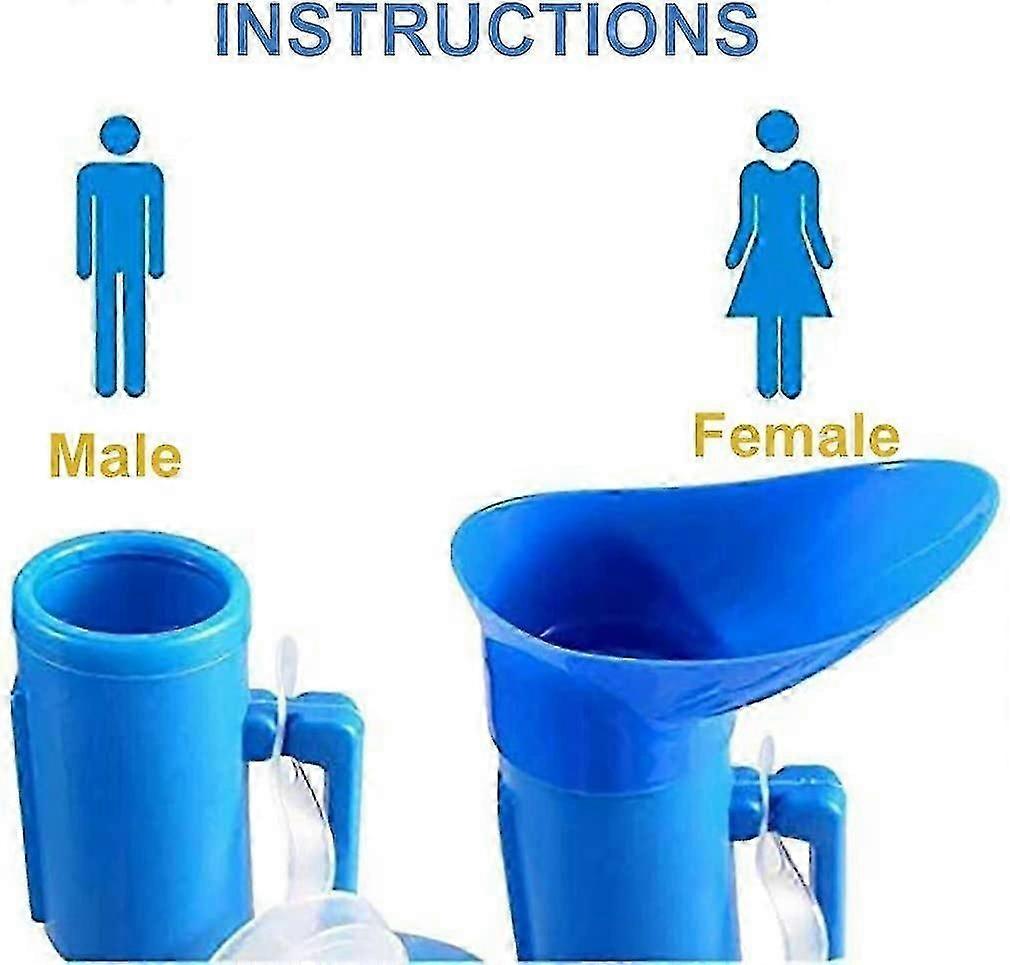 Urinals For Men Women Male Urine Bottle Potty Portable Thick Pee Bottle ...