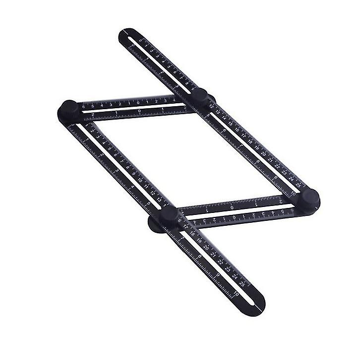 Abs Plastic Four-fold Ruler, Metric And Inch Scale Multi-function ...