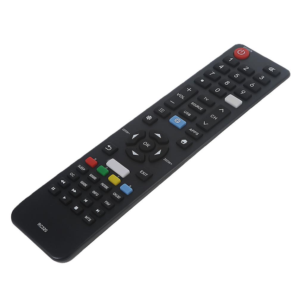 Durable Remote Control Replacement Rc320 For Fanco Atvio Rc320 Smart Tv ...