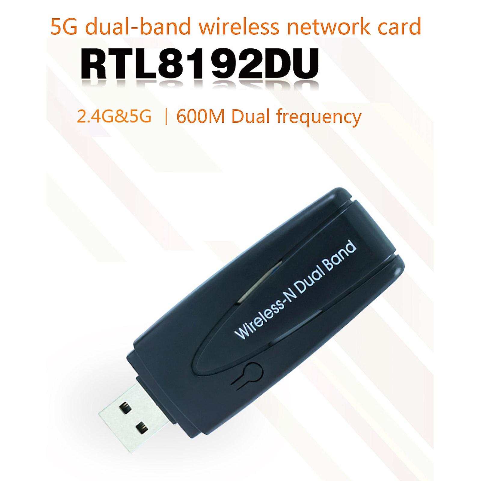 Usb Wireless Wifi Adapter Receiver Rtl8192 2.4/5g Network Transmitter ...