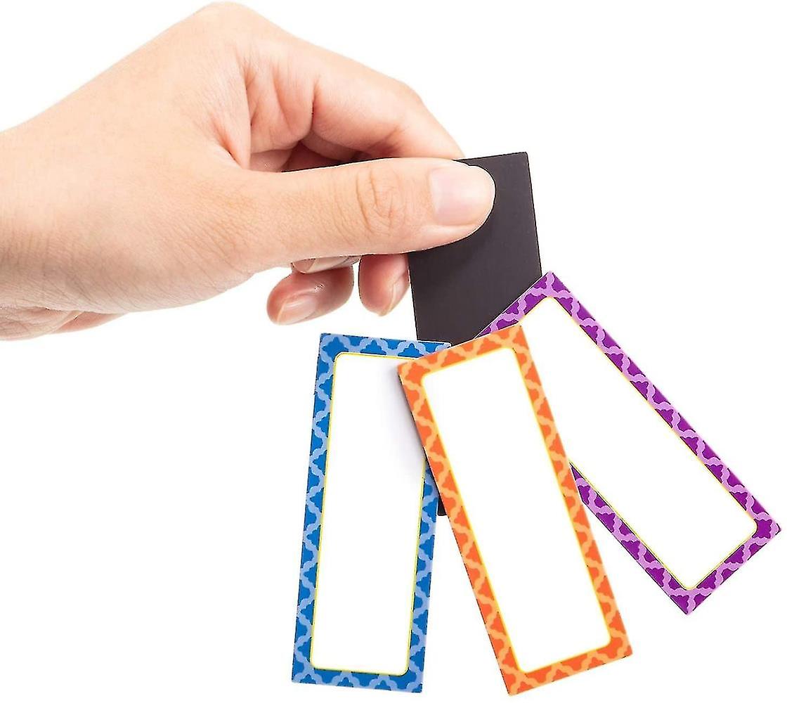 40 Pieces Magnetic Dry Erase Labels 3 X 1.2 Inch Name Plate Labels ...