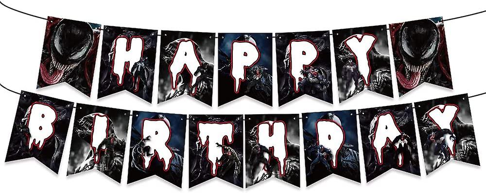 Venom Happy Birthday Party Decorations , Birthday Party Supplies For ...