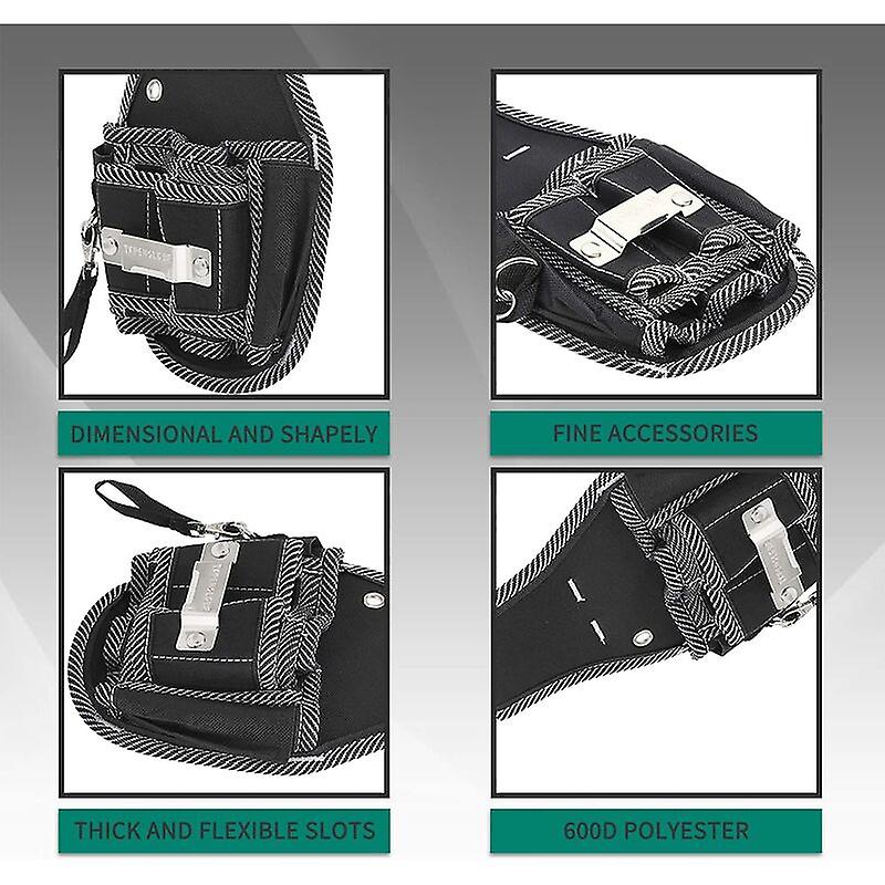 Electrician's Tool Pouch Belt, Professional Waist Work Pouch ...