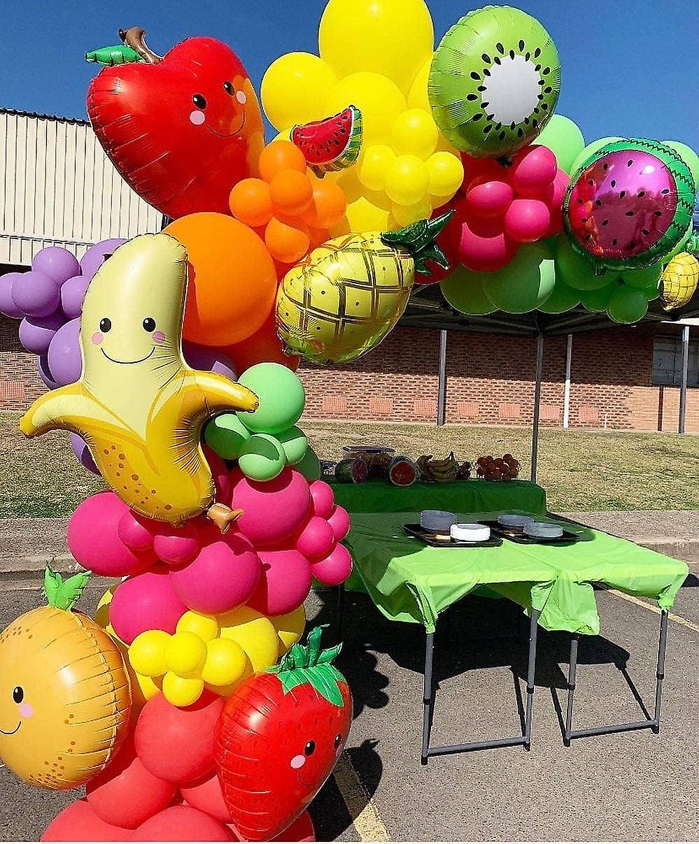 10 Pack Gaint Apples Foil Balloons 18 Inch Cute Helium Mylar Apples ...