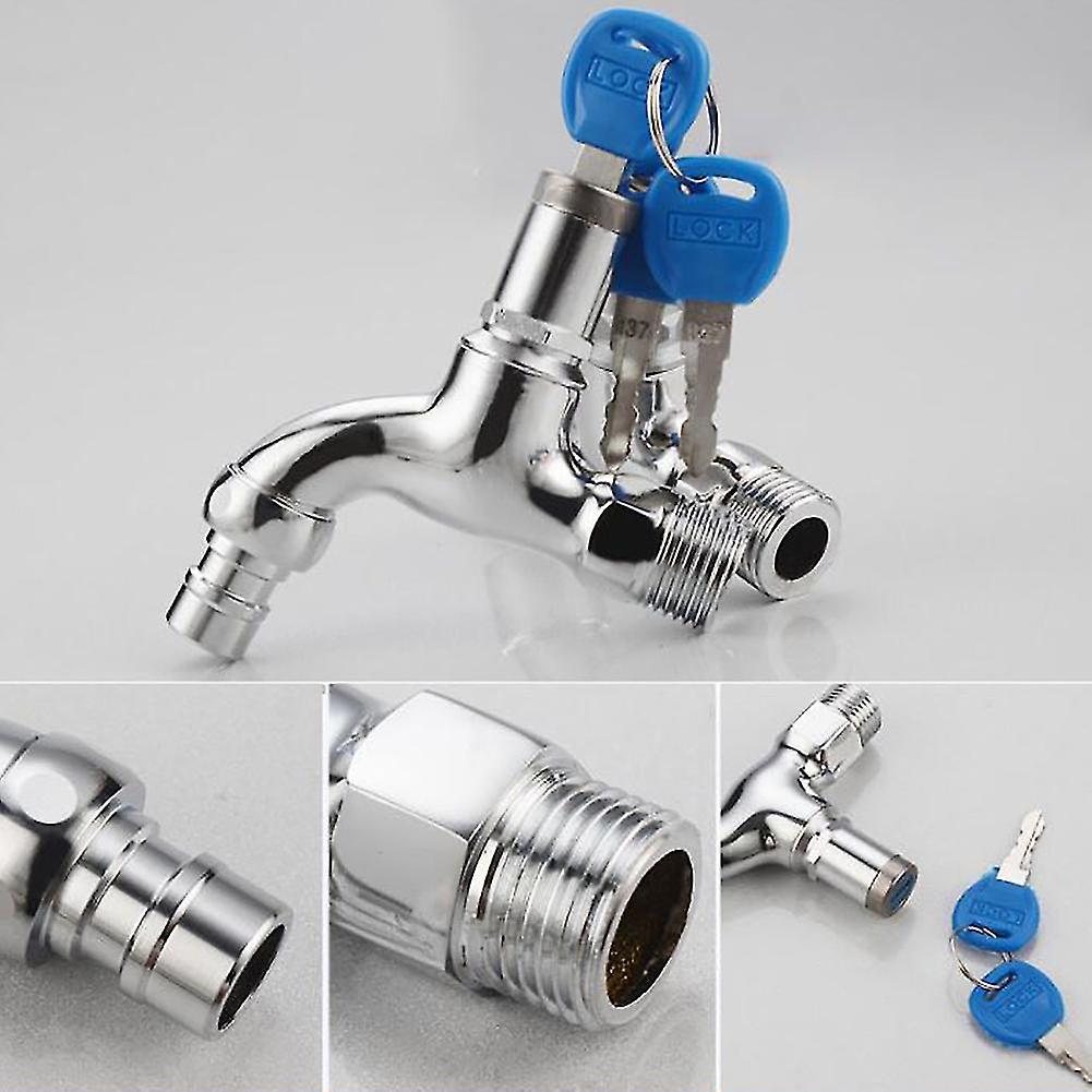 Lockable Outdoor Garden Public Place 1/2inch Faucet Metal Water Tap ...