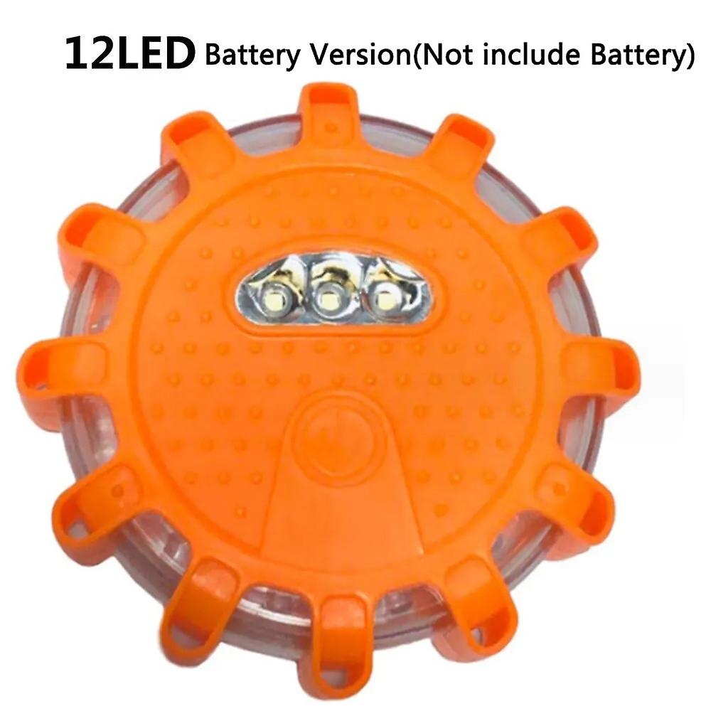 8/12Led Flares Emergency Lights Roadside Safety Beacon Disc Flashing ...
