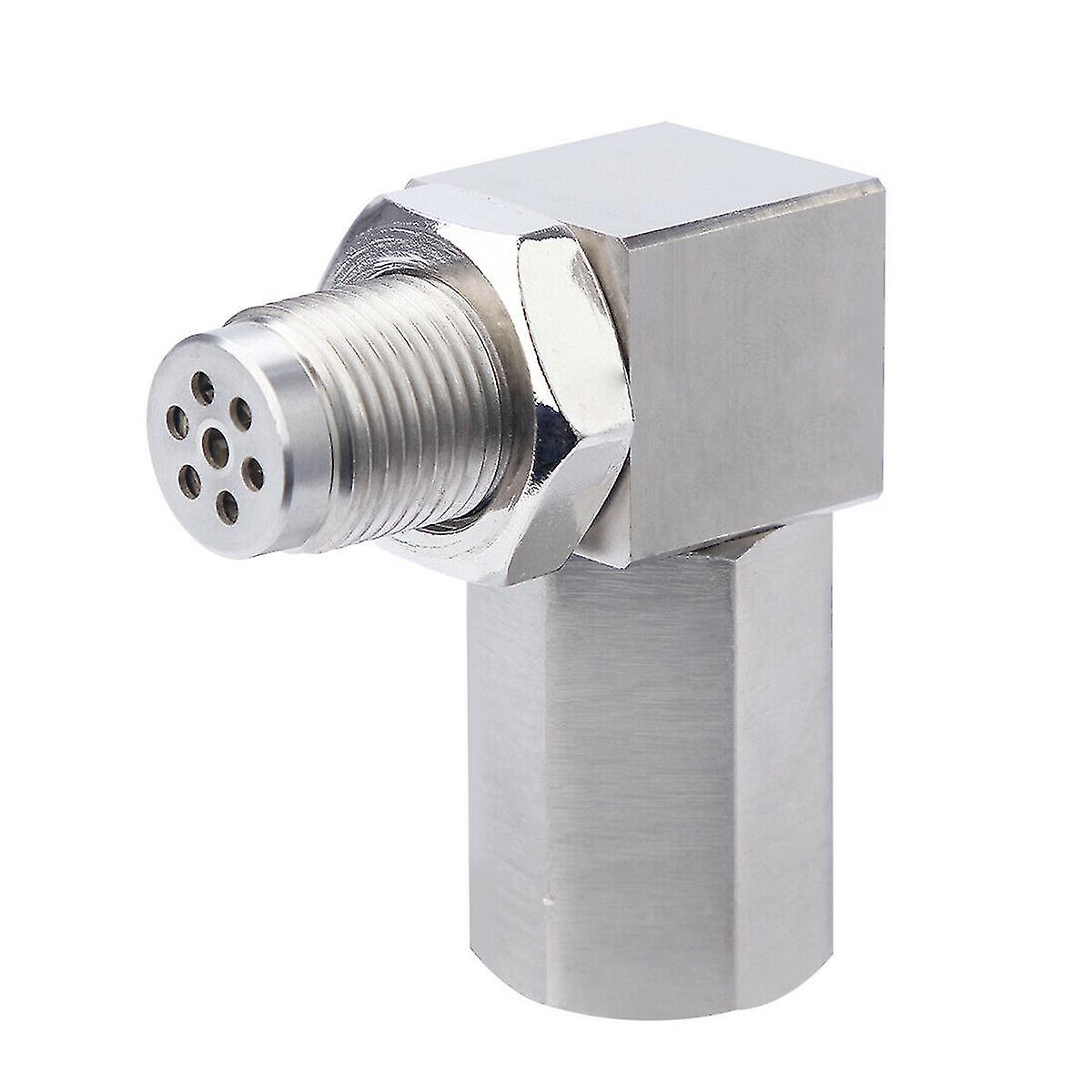 Stainless Steel Oxygen O2 Sensor Cel Eliminator Light 90? Adapter Mini ...