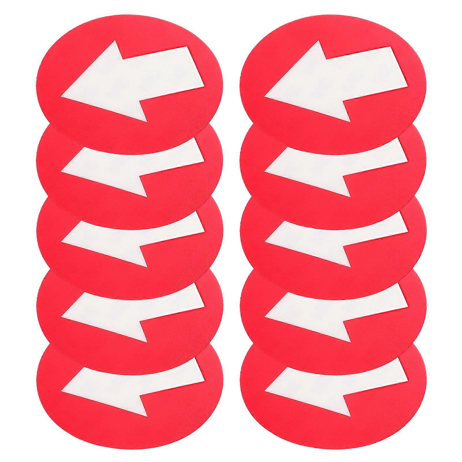 10pcs Arrow Direction Markers Arrow Direction Signs Adhesive Arrow ...