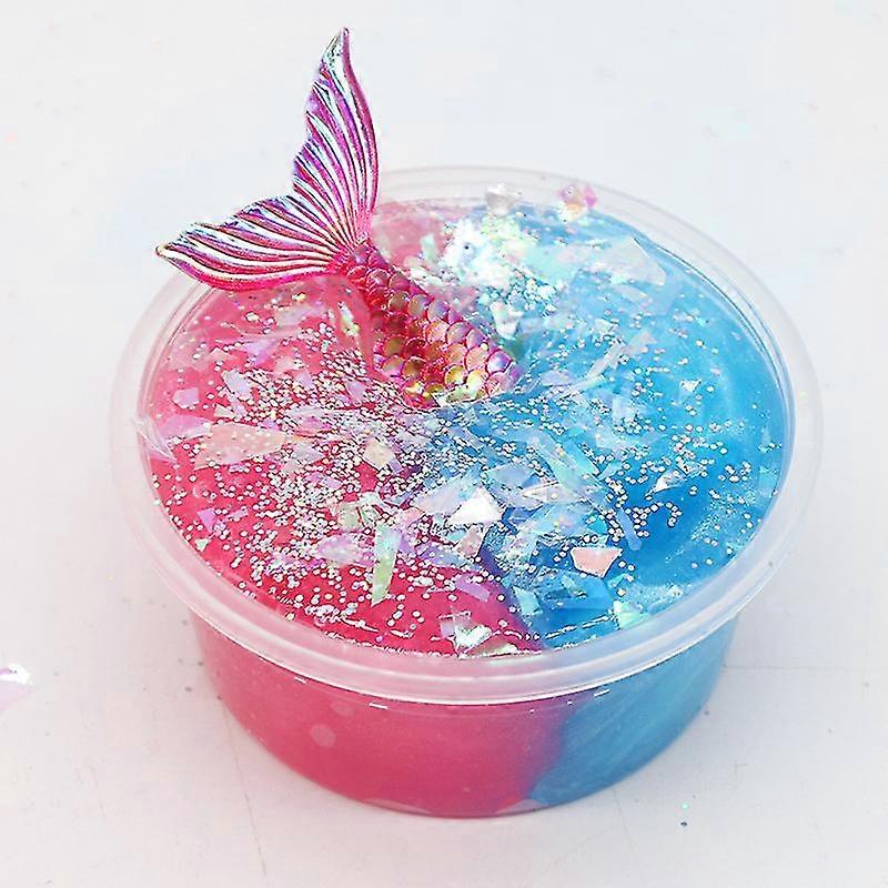 60ml Mermaids Tail Mud Slime Supplies Squishies Mixing Cloud Slime ...