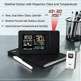 Fj3391 Multi-functional Weather Station Alarm Clock Weather Forecast ...