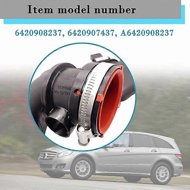 A6420908237 Car Engine Air Duct With Air Mass Sensor For Mercedes Benz ...